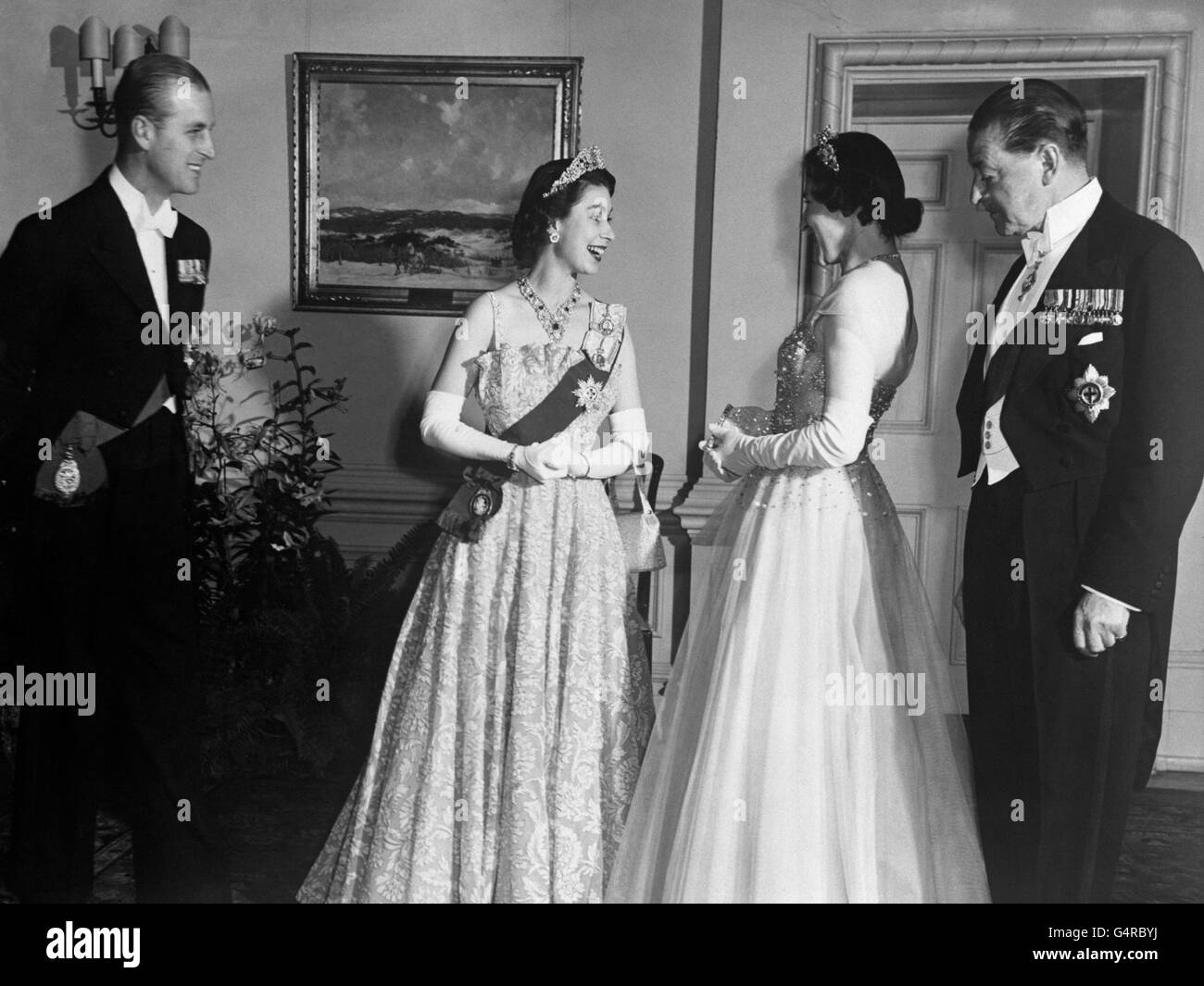 Royalty - Princess Elizabeth Tour of Canada - Ottawa Stock Photo - Alamy