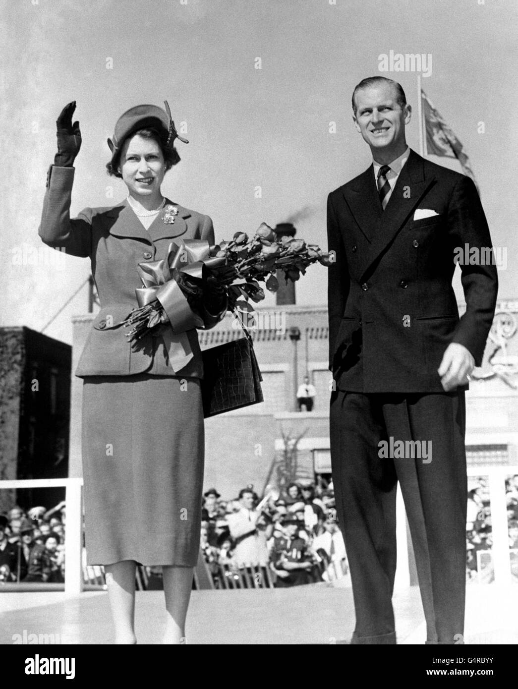 Princess elizabeth tour of canada hi-res stock photography and images ...