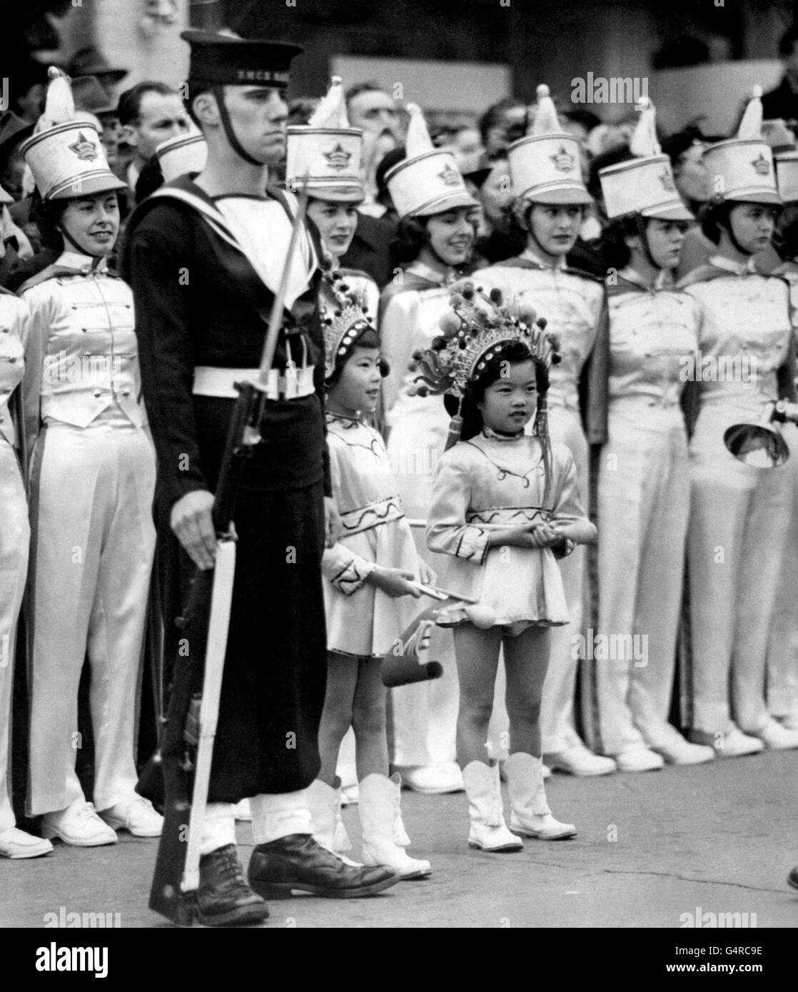 Royalty - Princess Elizabeth Tour of Canada - Victoria Stock Photo - Alamy