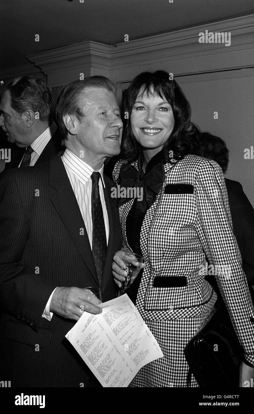 Chairman of the Miss World Group PLC Eric Morley with his wife Julia ...