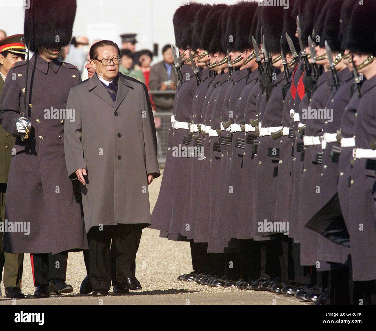State visit chinese president jiang zemin hi-res stock photography and ...