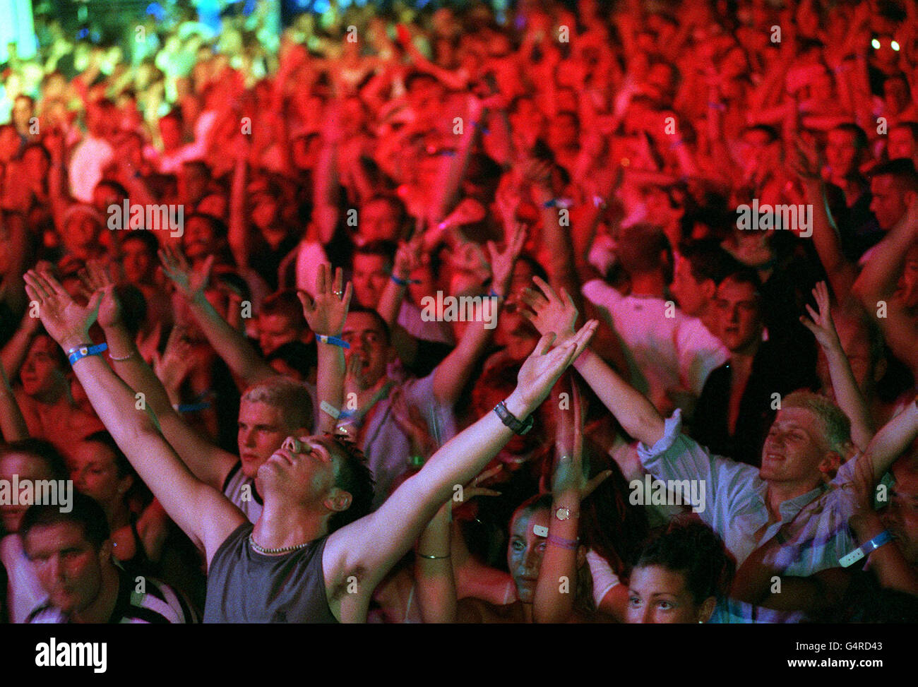 MTV Ibiza 99/Ravers Stock Photo - Alamy