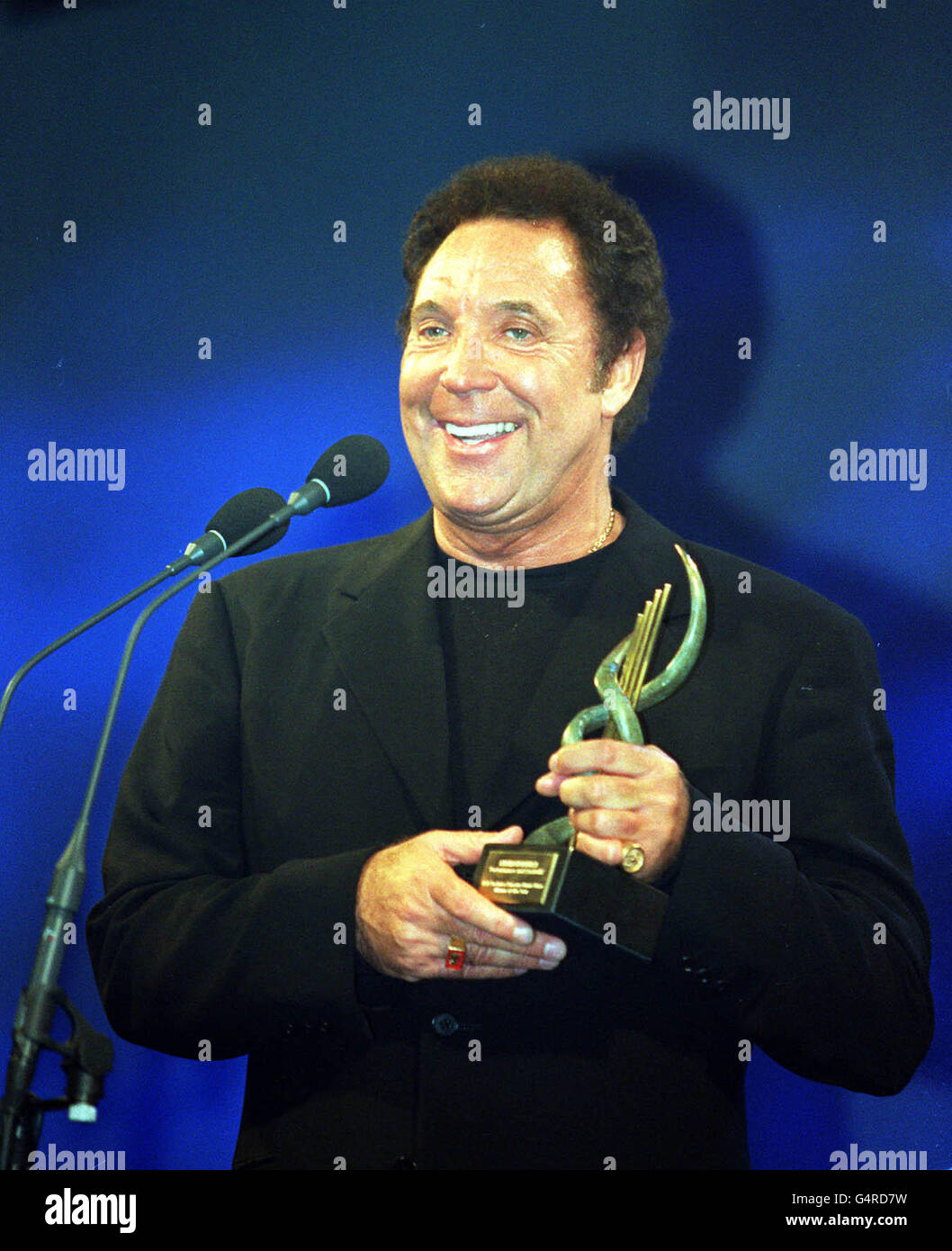 Music Awards/Tom Jones Stock Photo - Alamy