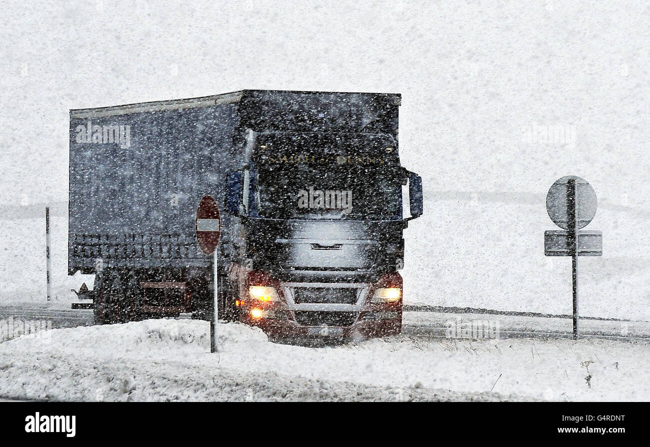 As the winter cold snap continues to bite hi-res stock photography and ...