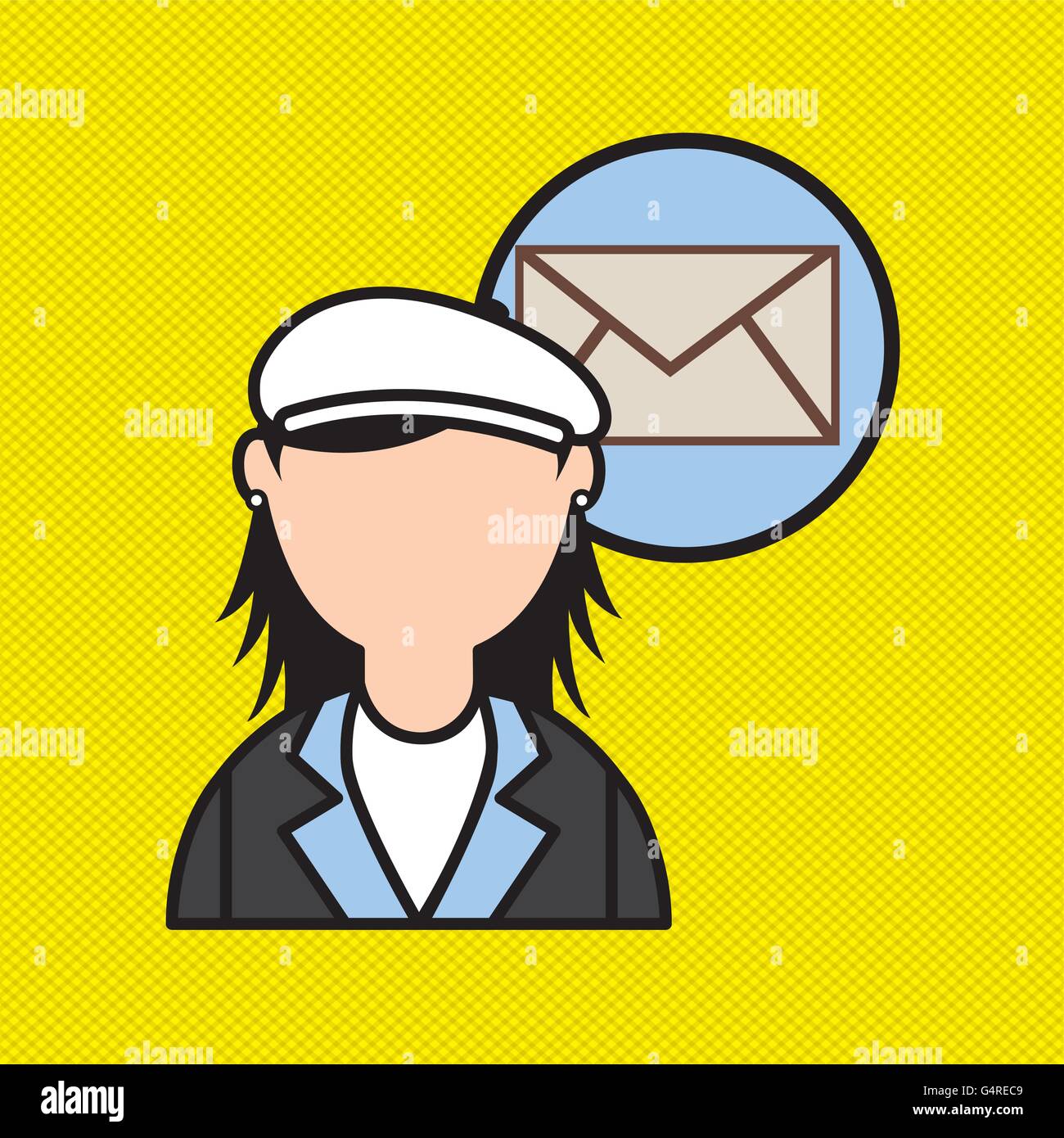 person and letter design Stock Vector Image & Art - Alamy