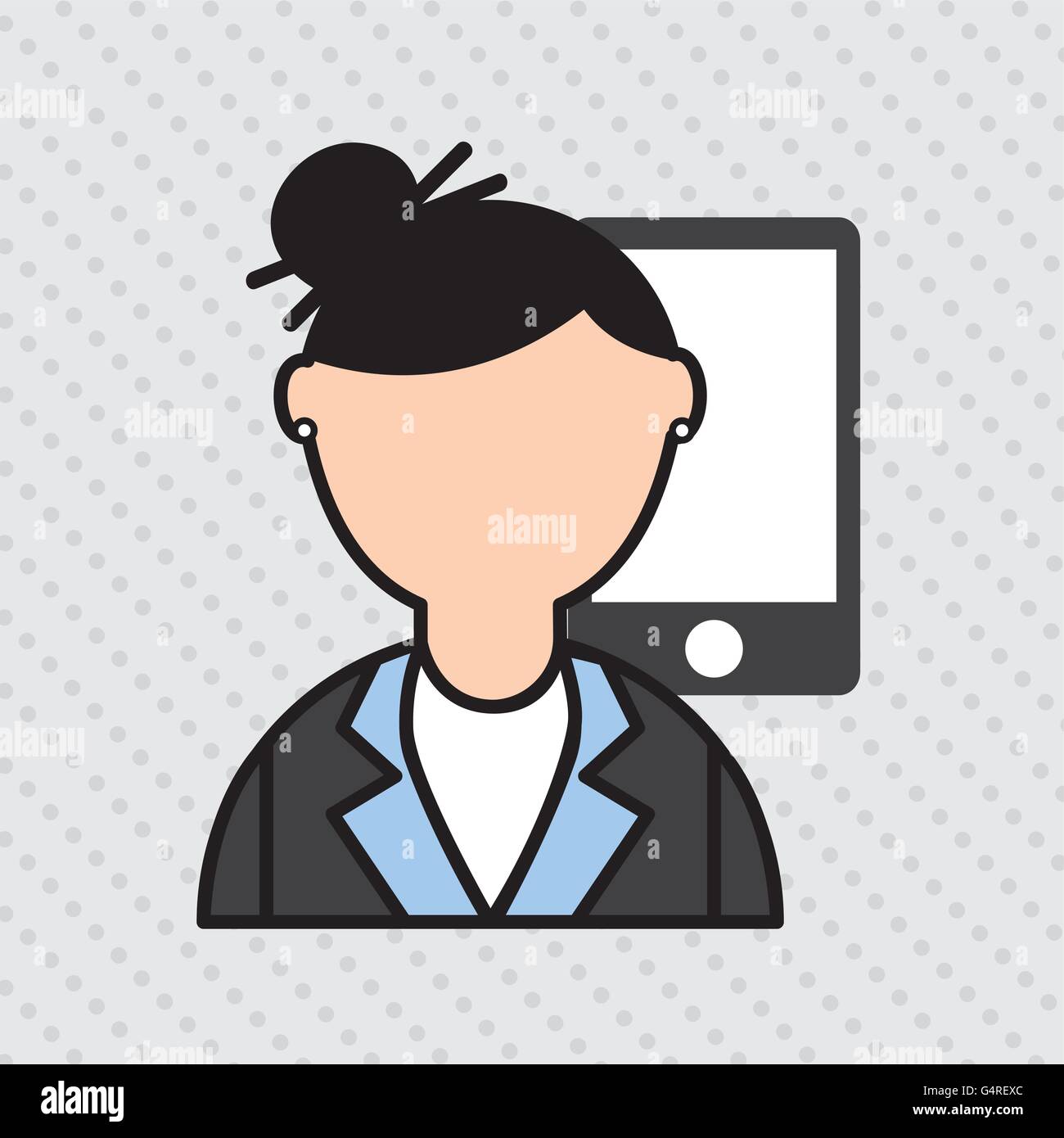 smartphone user design Stock Vector Image & Art - Alamy