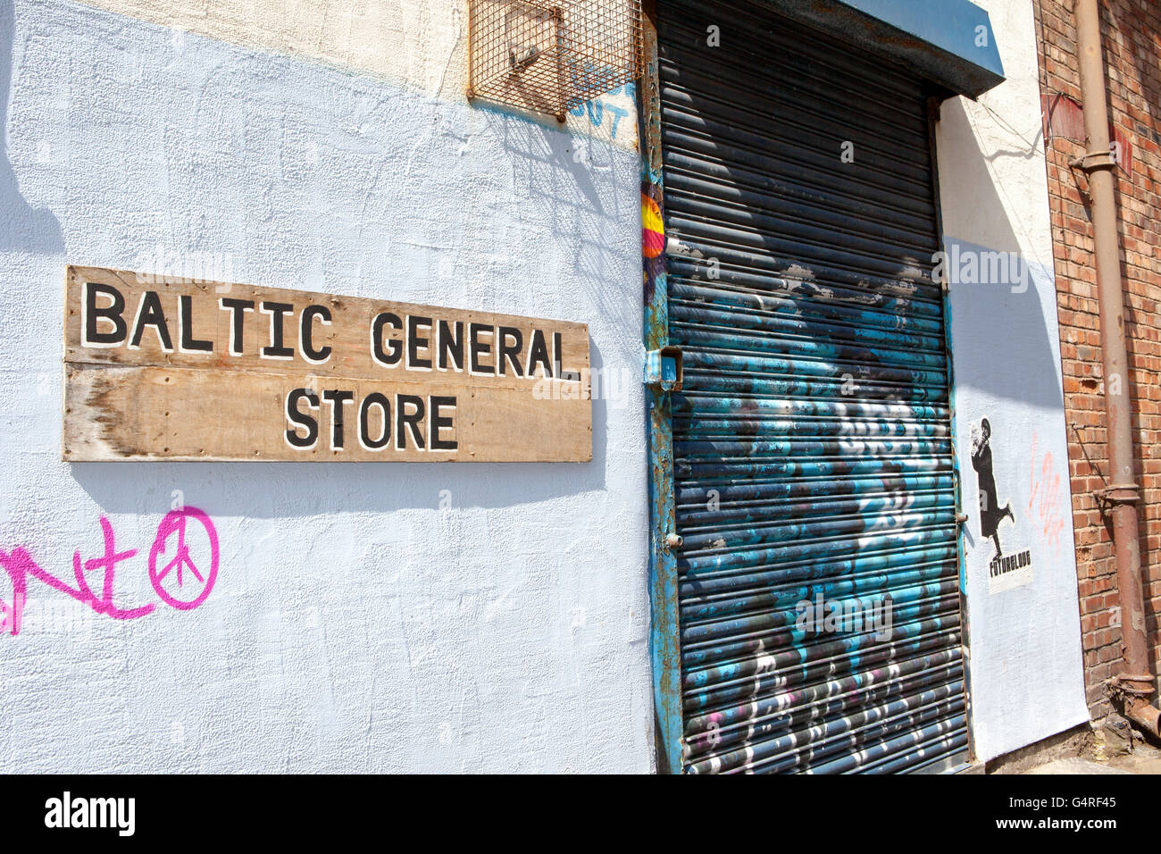 Baltic General Store and roller shutter Art murals & graffiti around ...