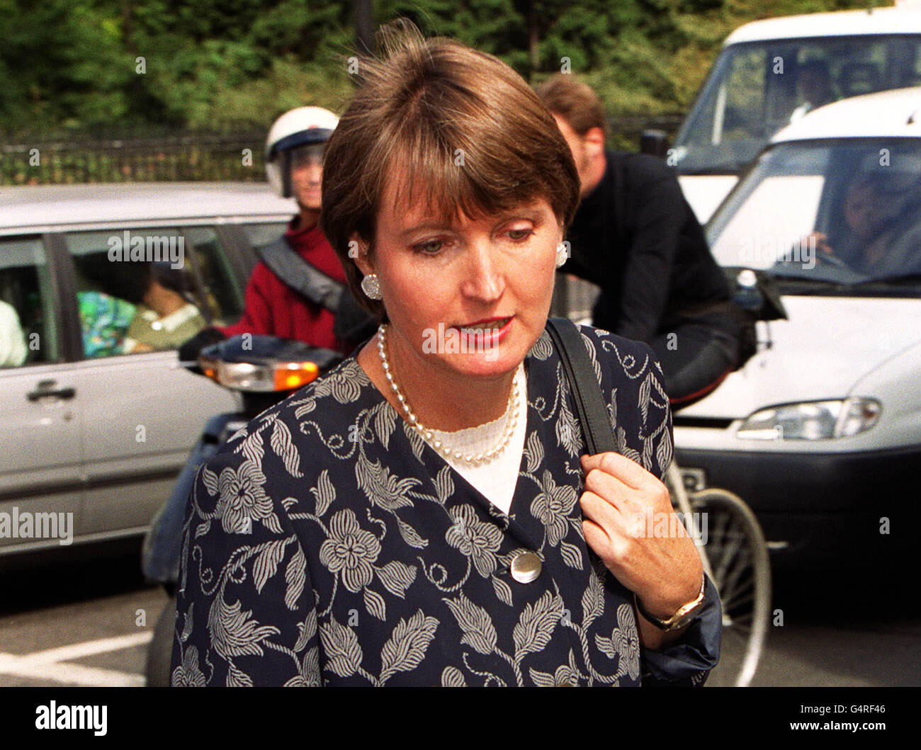 Former Social Security Secretary Harriet Harman after lunch at the ...