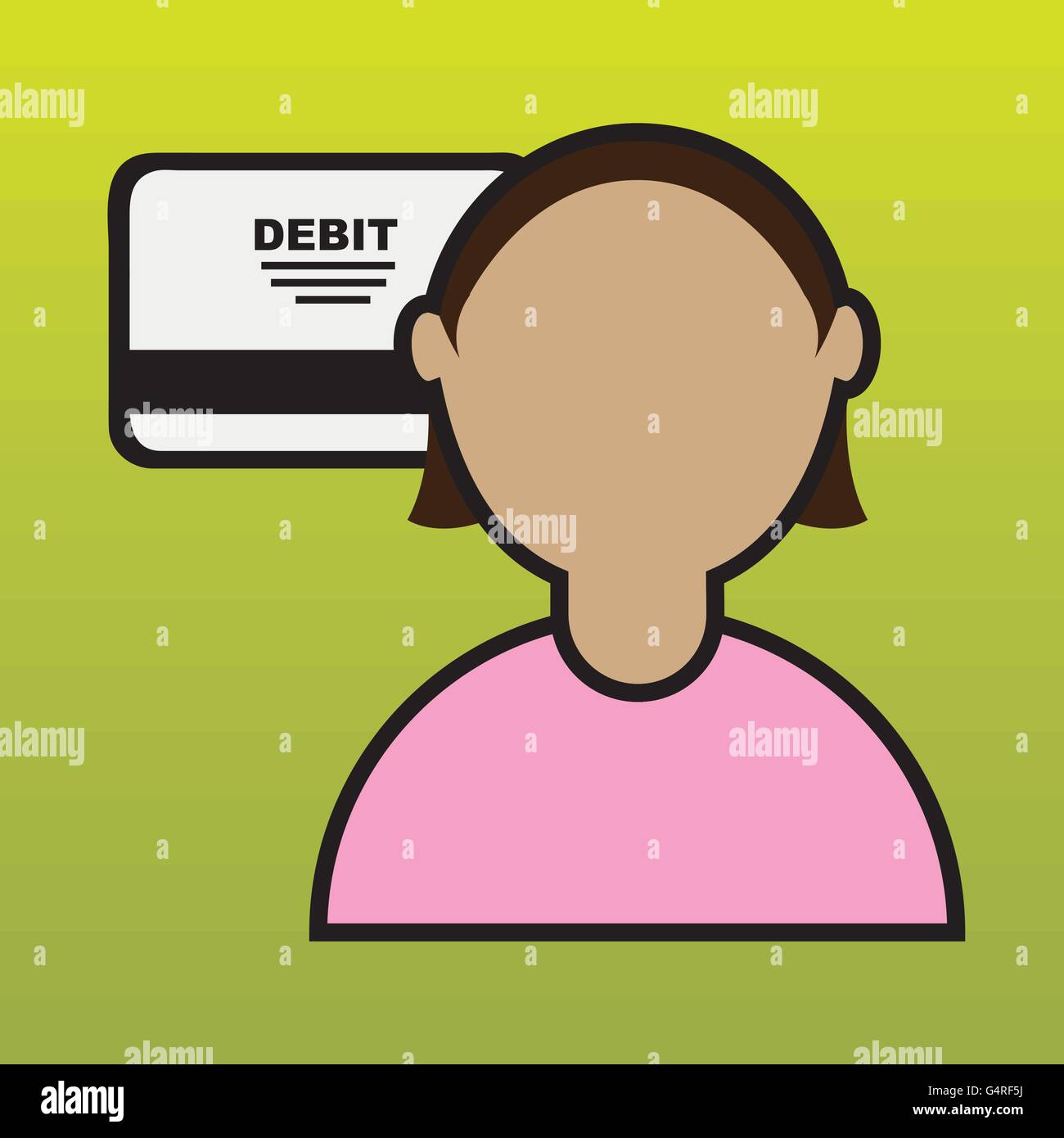 debit card user design Stock Vector Image & Art - Alamy