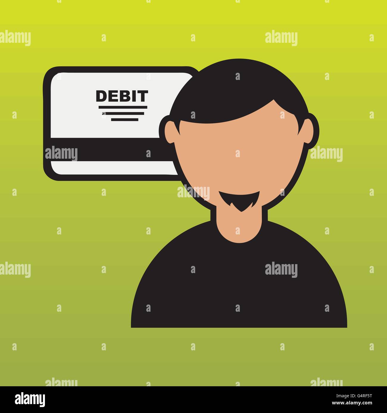 debit card user design Stock Vector Image & Art - Alamy