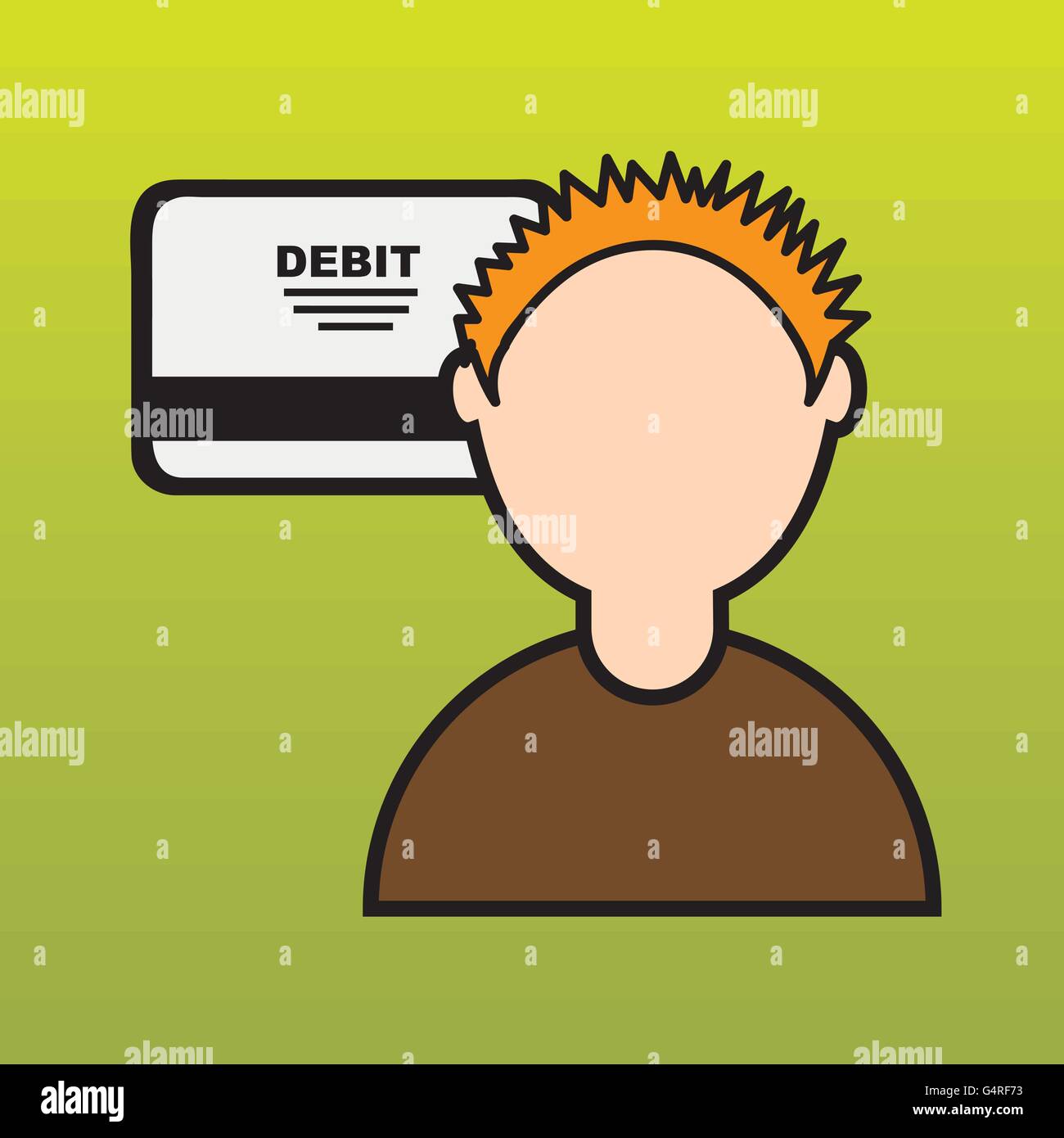 debit card user design Stock Vector Image & Art - Alamy