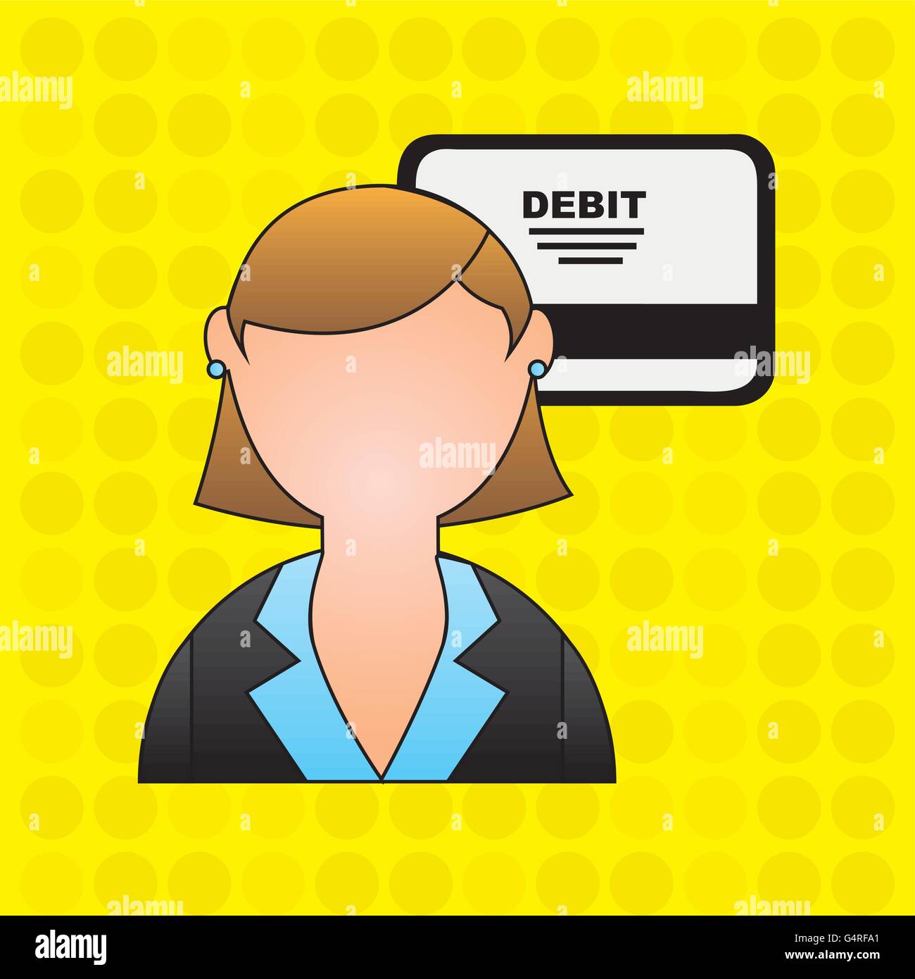 debit card user design Stock Vector Image & Art - Alamy