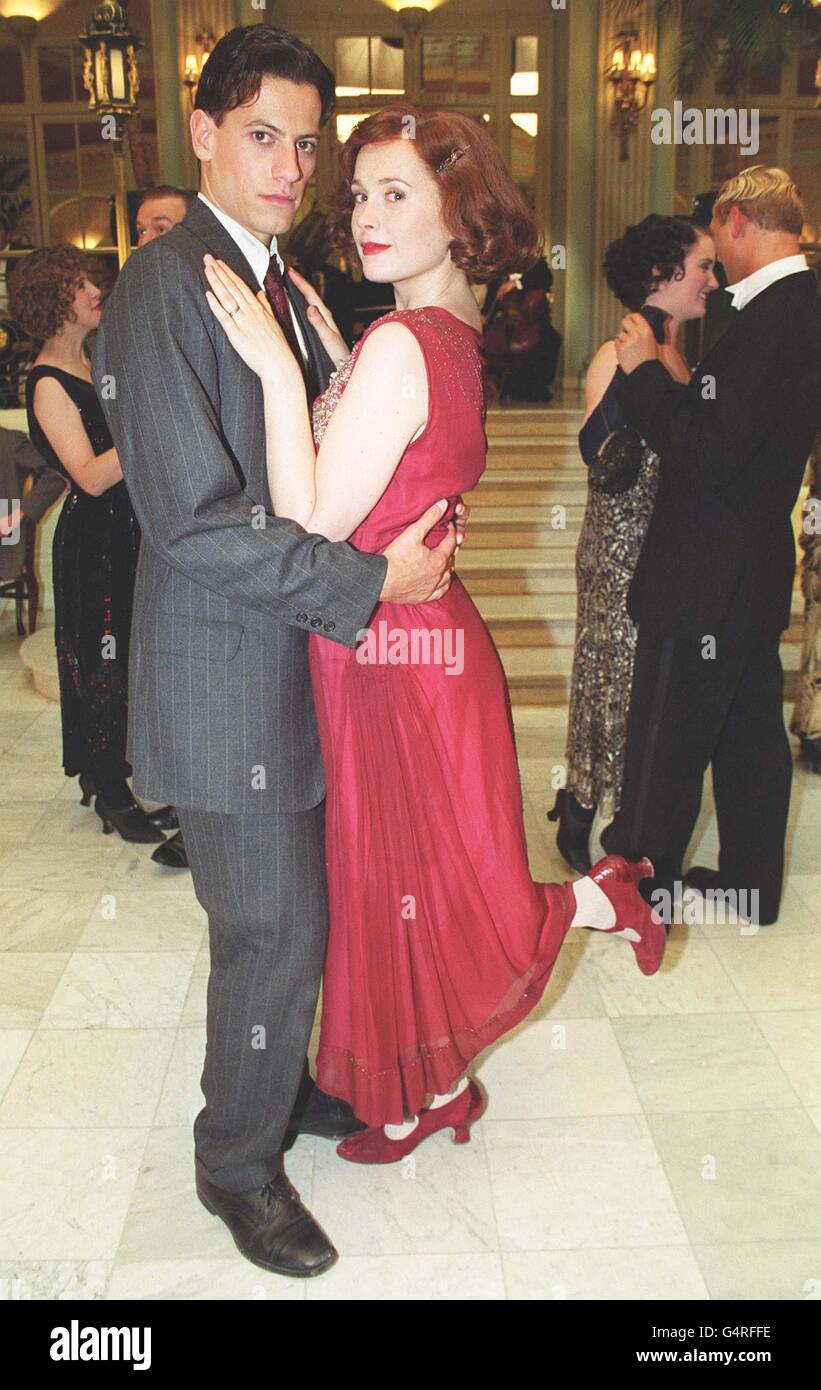 Actor Ioan Gruffudd and actress Natasha Little in costume at the ...