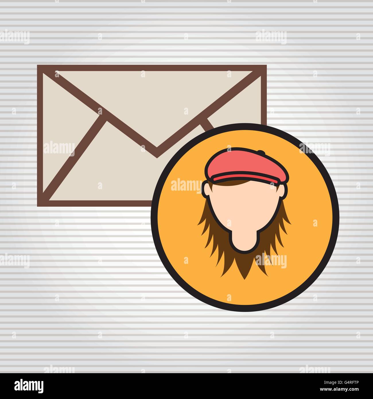 person and letter design Stock Vector Image & Art - Alamy