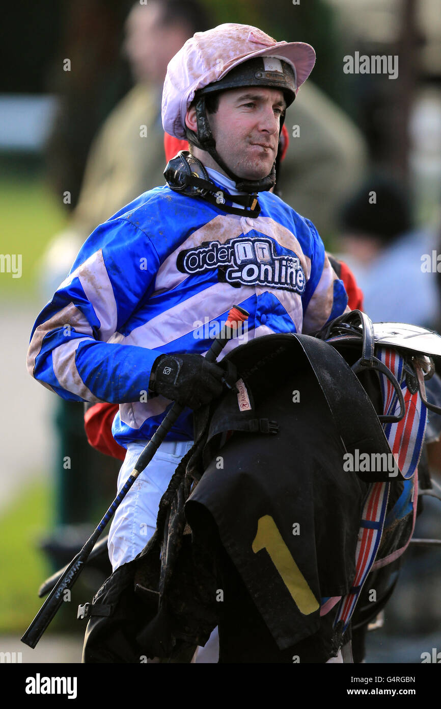 Jockey Robert Winston after his ride on Sands Of Dee in the Play The ...