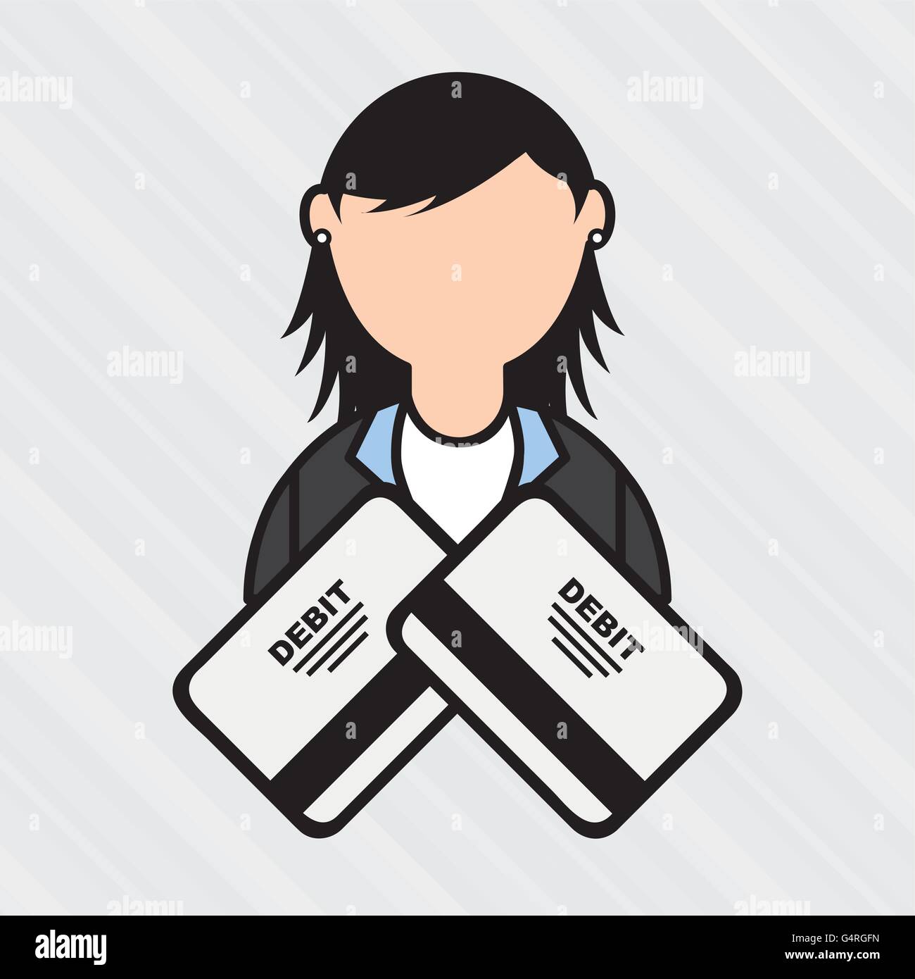 debit card user design Stock Vector Image & Art - Alamy