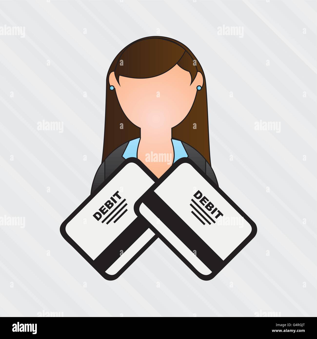 debit card user design Stock Vector Image & Art - Alamy