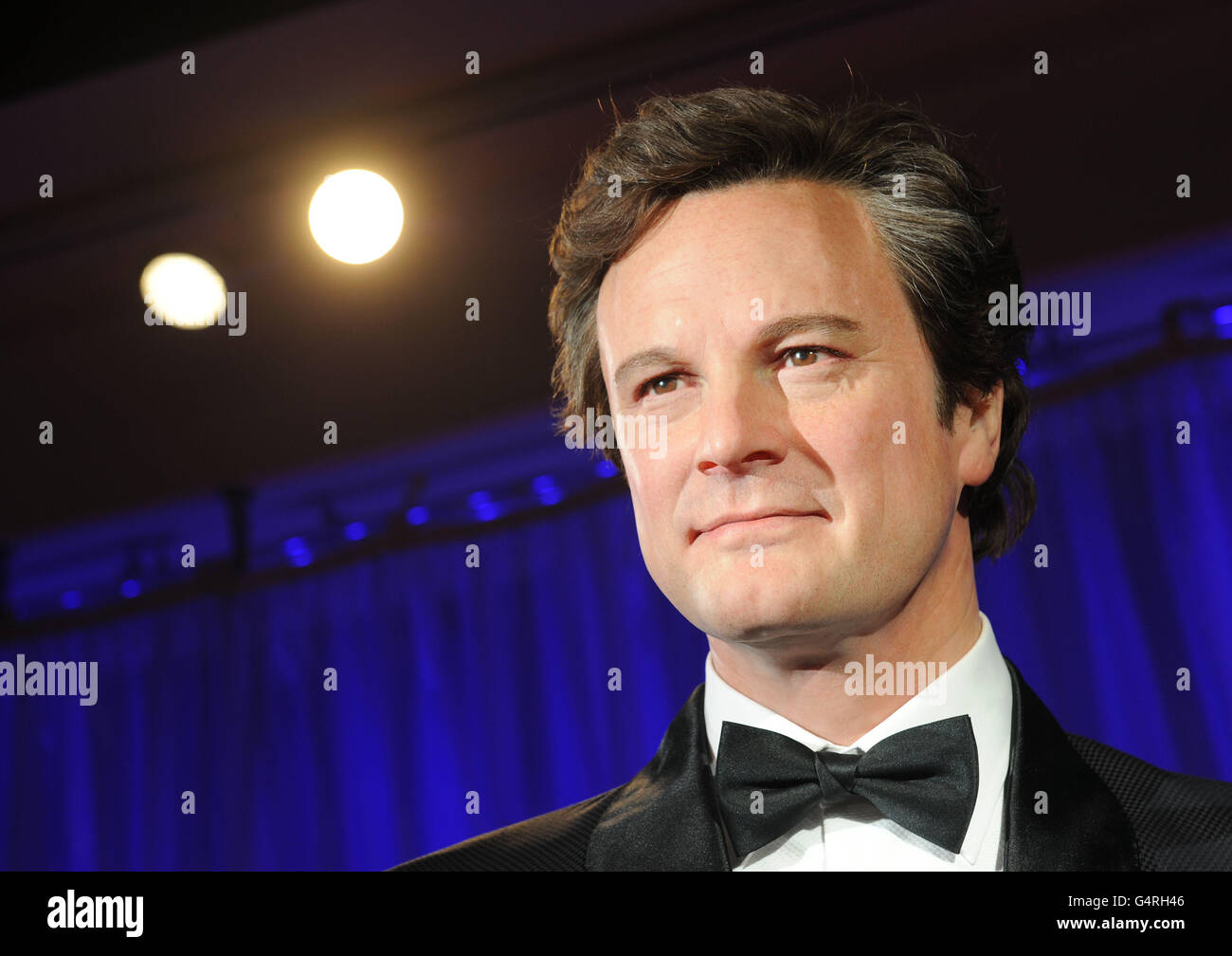 Colin Firth wax figure Stock Photo - Alamy