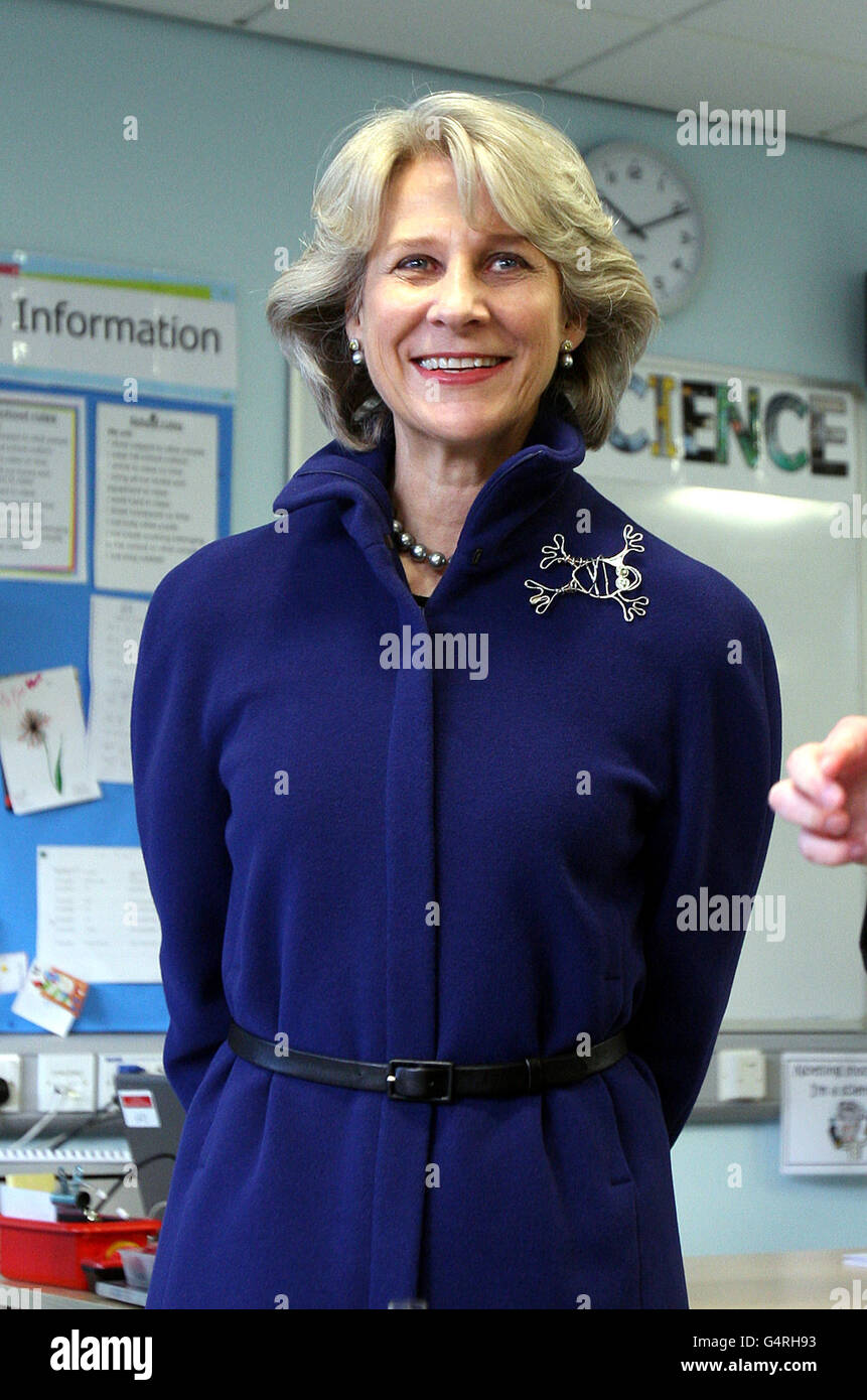 At the opening of jordanstown school in newtownabbey hi-res stock ...