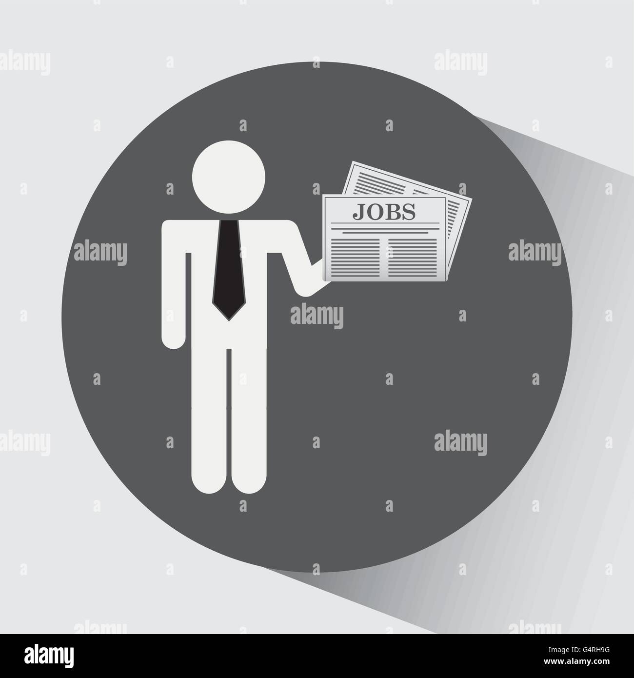 Jobs work job search Stock Vector Images - Alamy
