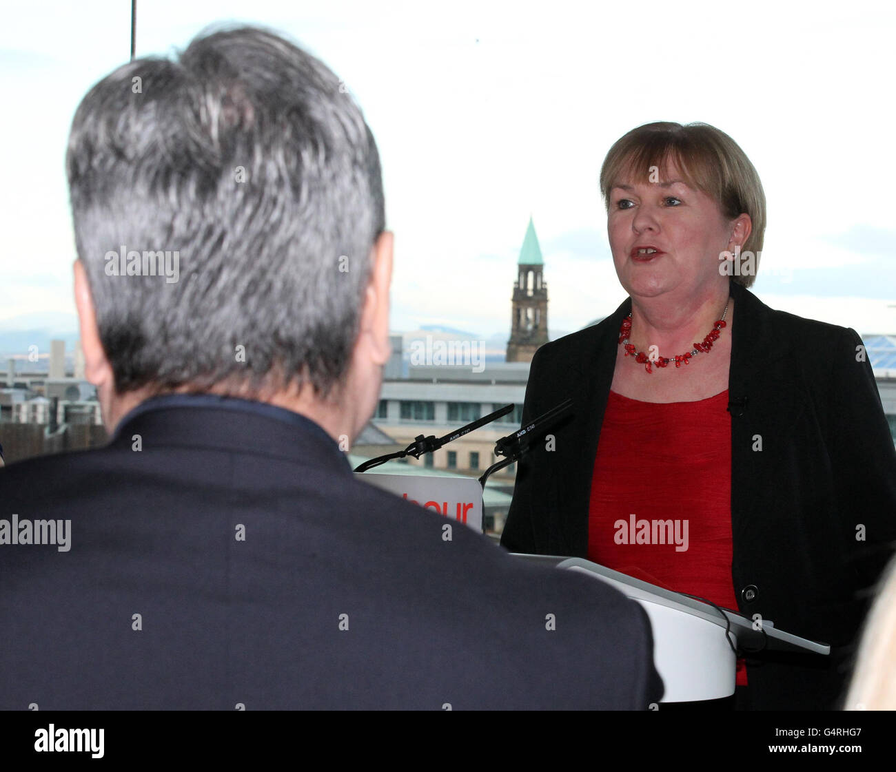 Scottish Labour Party leader named Stock Photo - Alamy