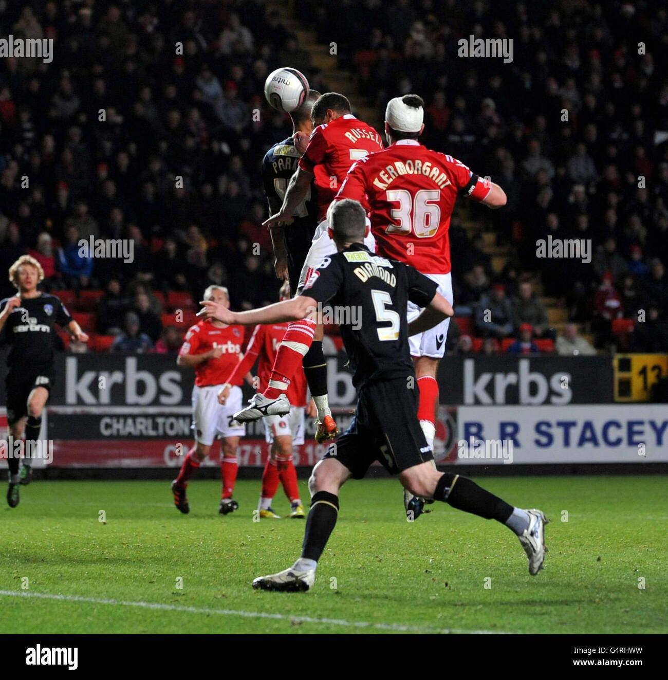 Charlton athletics darel russell hi-res stock photography and images ...