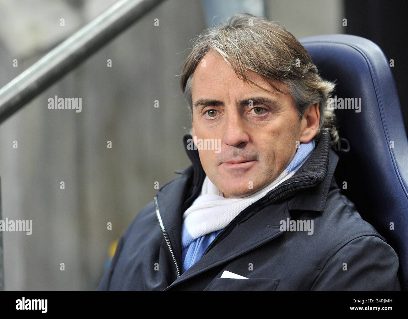 Etihad stadium roberto mancini hi-res stock photography and images - Alamy