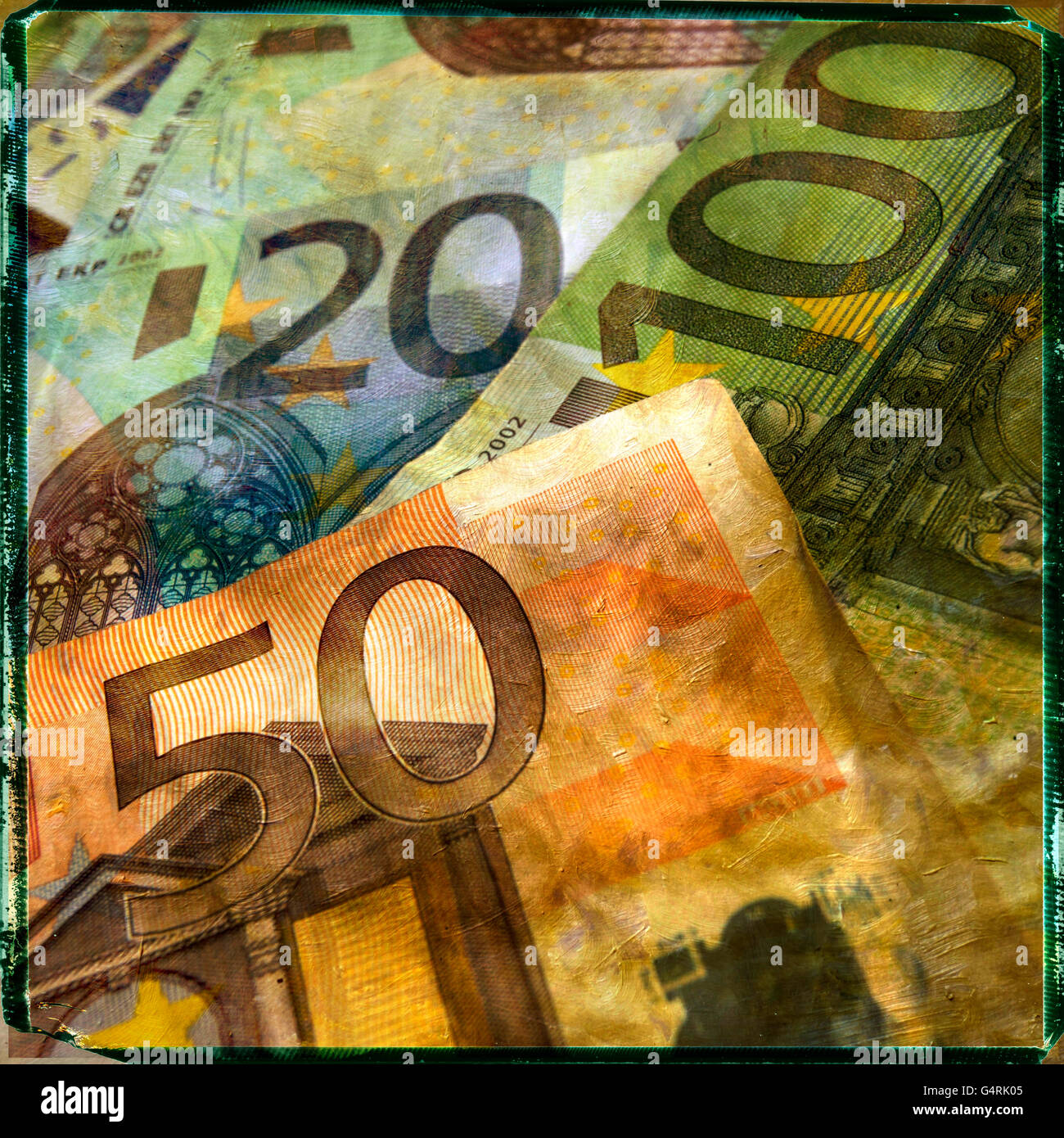 Euro notes hi-res stock photography and images - Alamy
