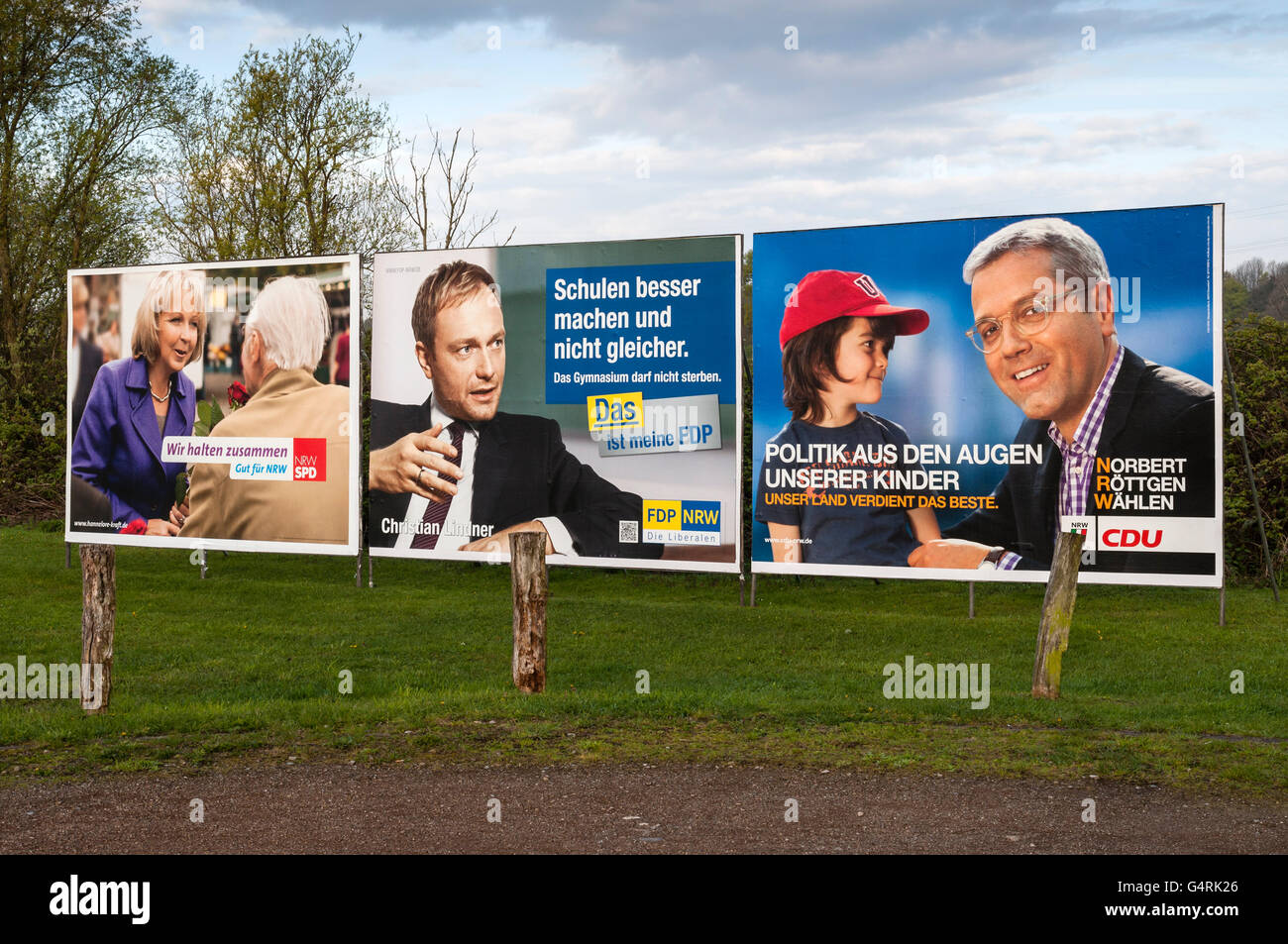 Electoral billboard hi-res stock photography and images - Alamy