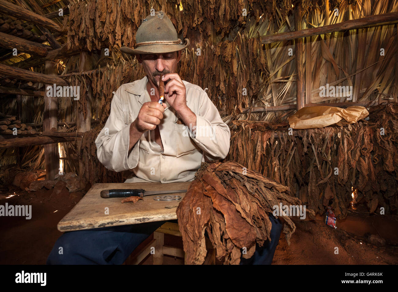 Smoking Farmer High Resolution Stock Photography and Images - Alamy