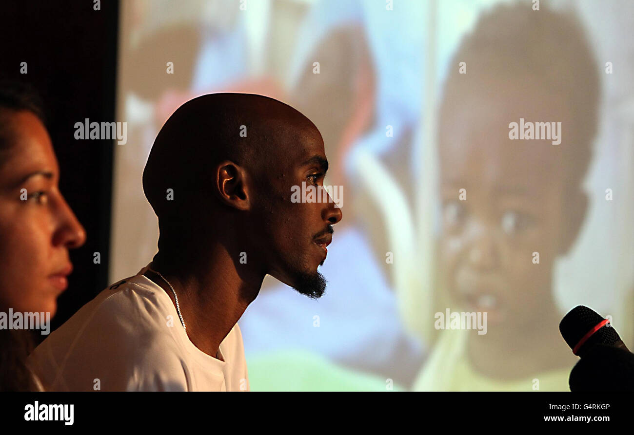 Athletics mo farah foundation launch st marys university college hi-res ...