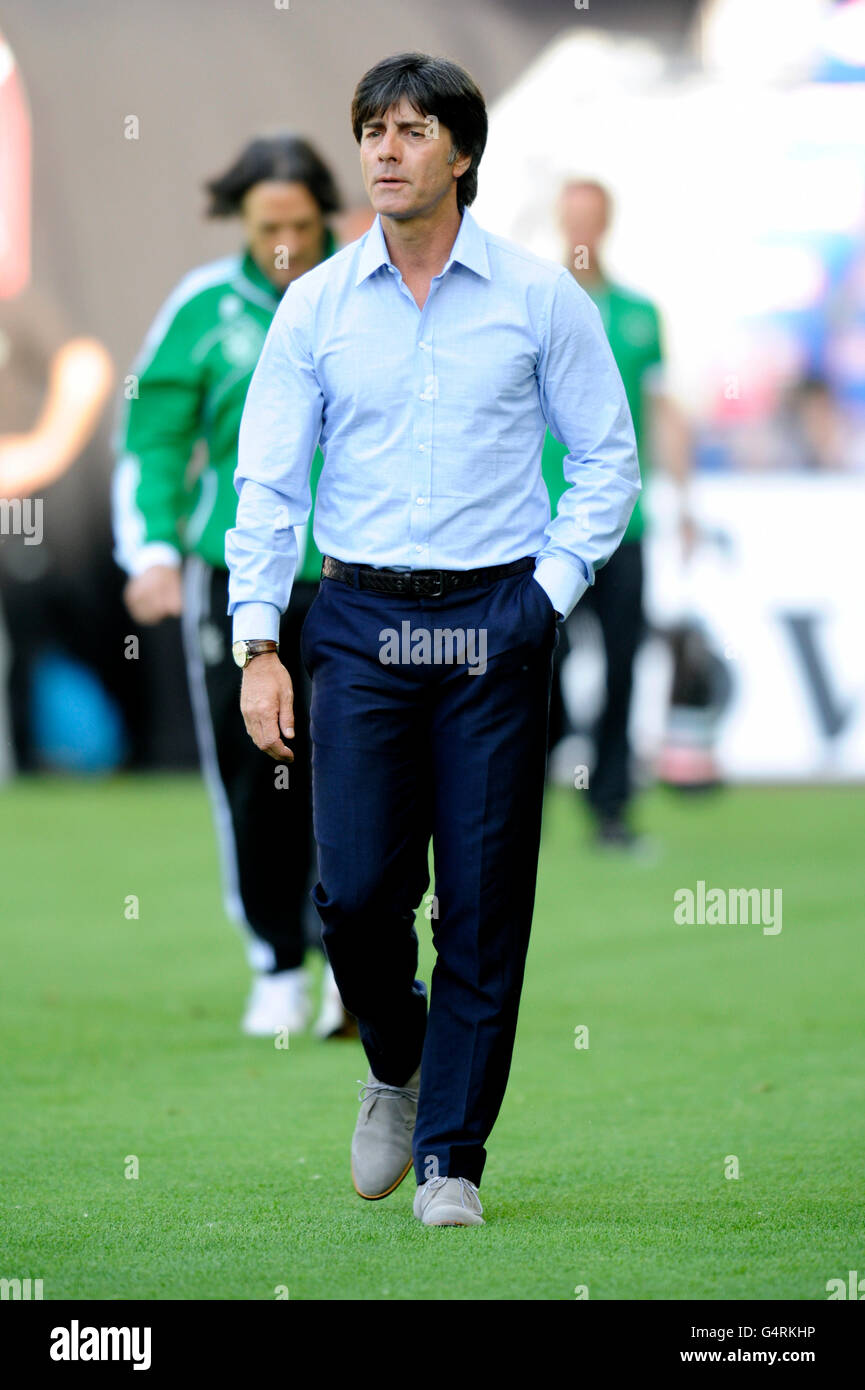 Joachim Loew, German national coach, pre-season game for the UEFA ...