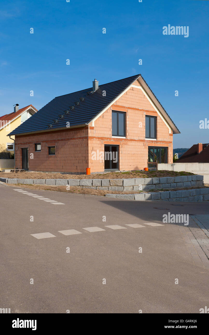 New building, residential building, single family house, residential ...