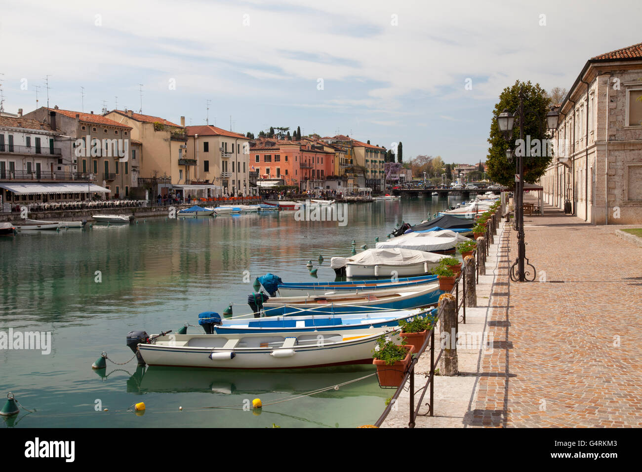 Peschiera lake garda boats hi-res stock photography and images - Alamy