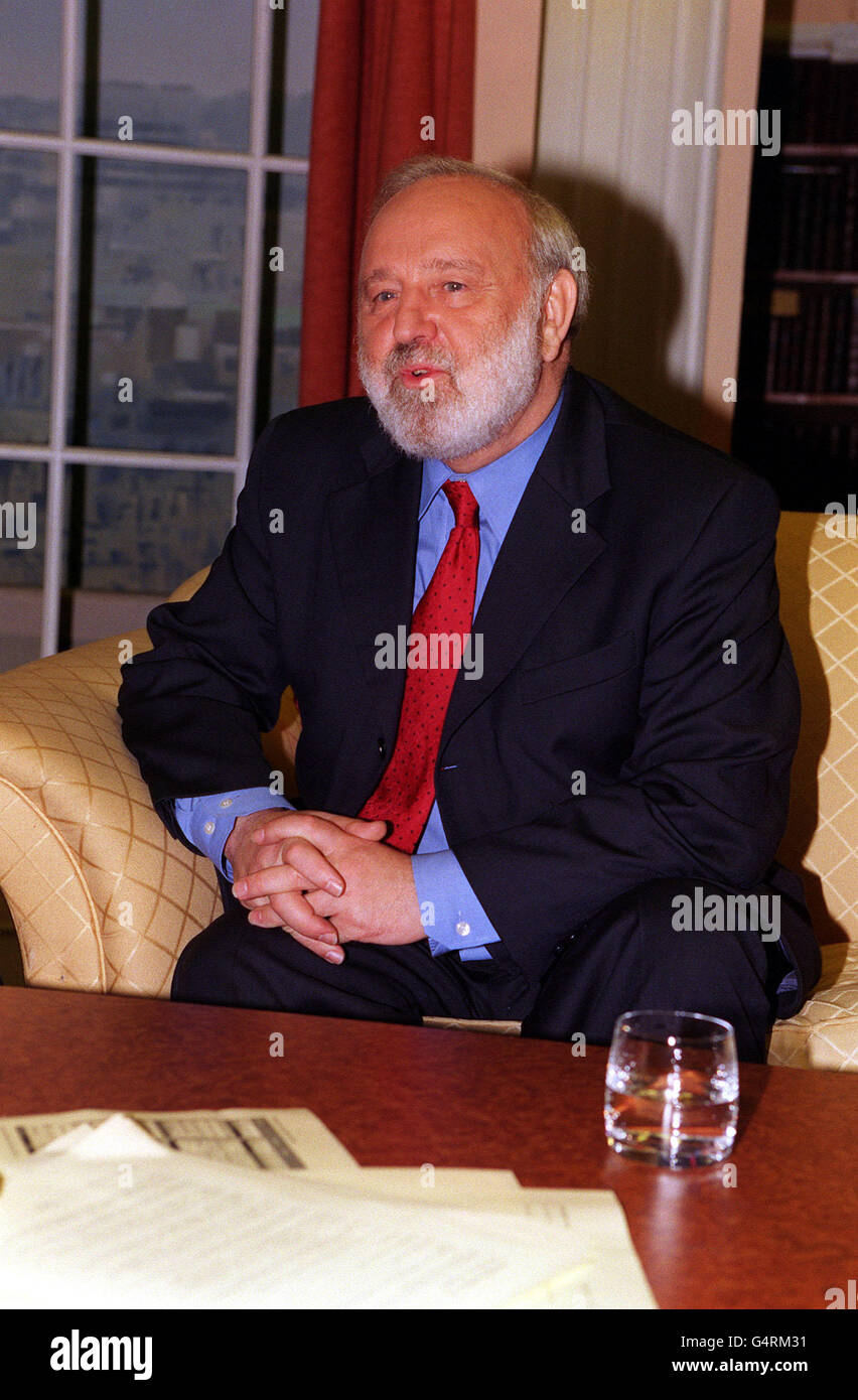 Labour party 3 4 three quarter length hands clasped interview ...