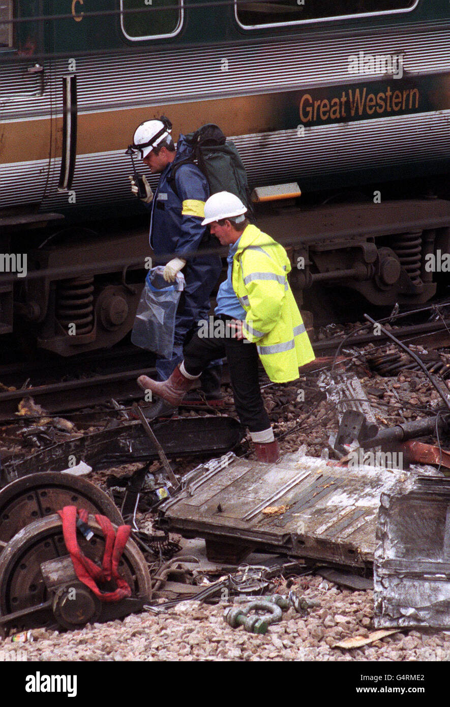 Rail crash scene sun hi-res stock photography and images - Alamy