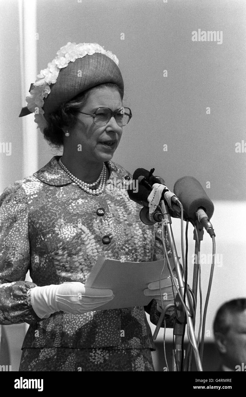 During the royal tour of the middle east in doha hi-res stock ...