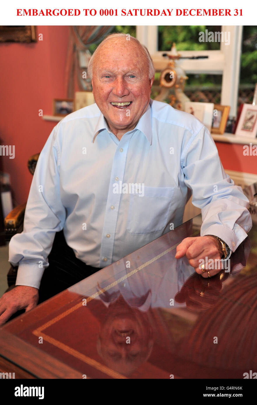 Stuart Hall, 82, pictured at his home in Wilmslow, Cheshire, who has ...