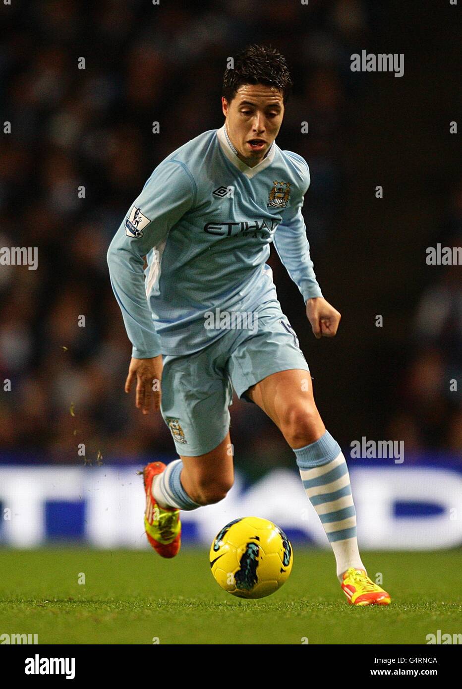 Etihad stadium samir nasri hi-res stock photography and images - Alamy