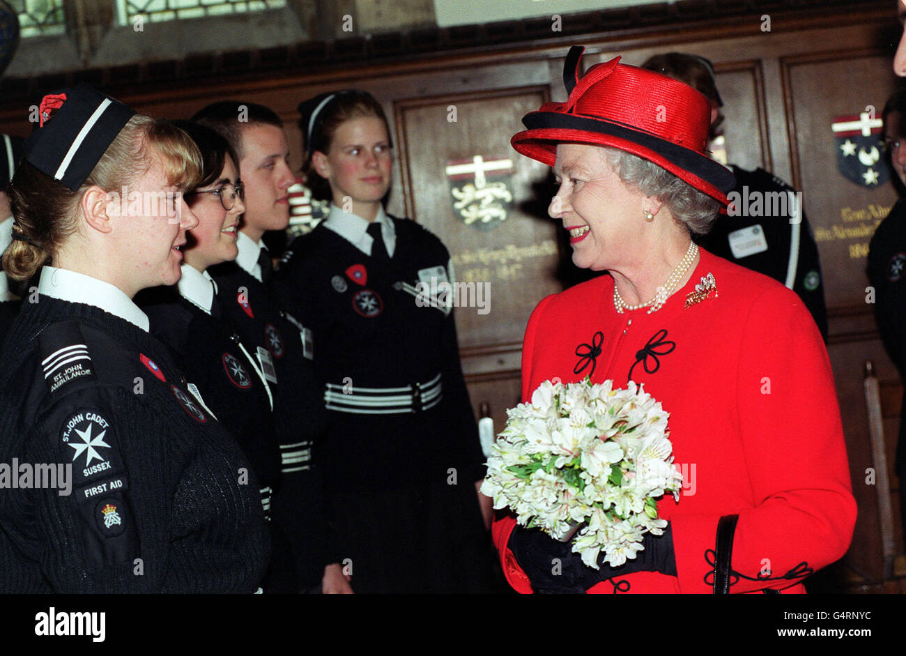 Queen/ St John's Ambulance Stock Photo - Alamy