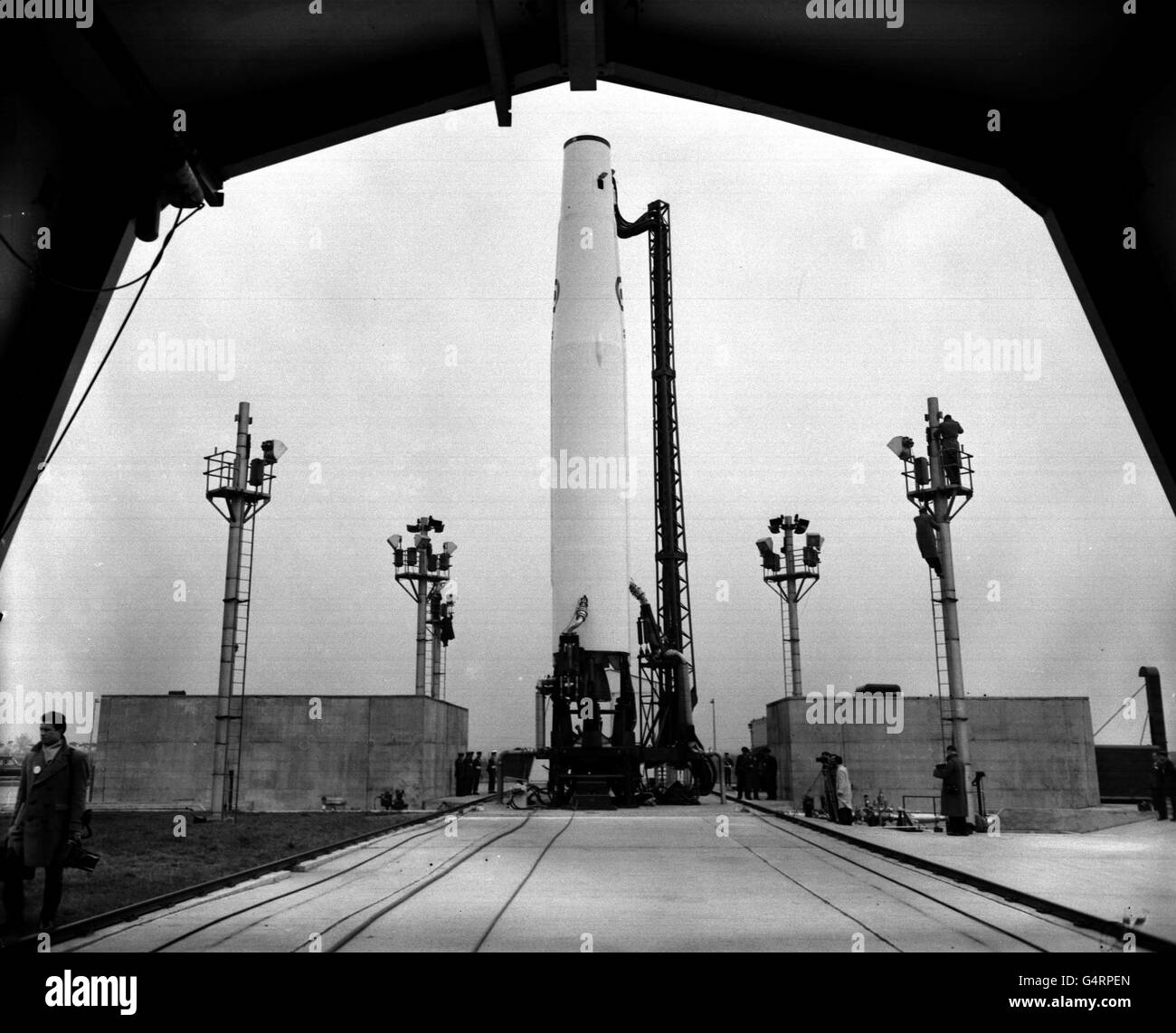 Thor intermediate-range ballistic missile Stock Photo - Alamy