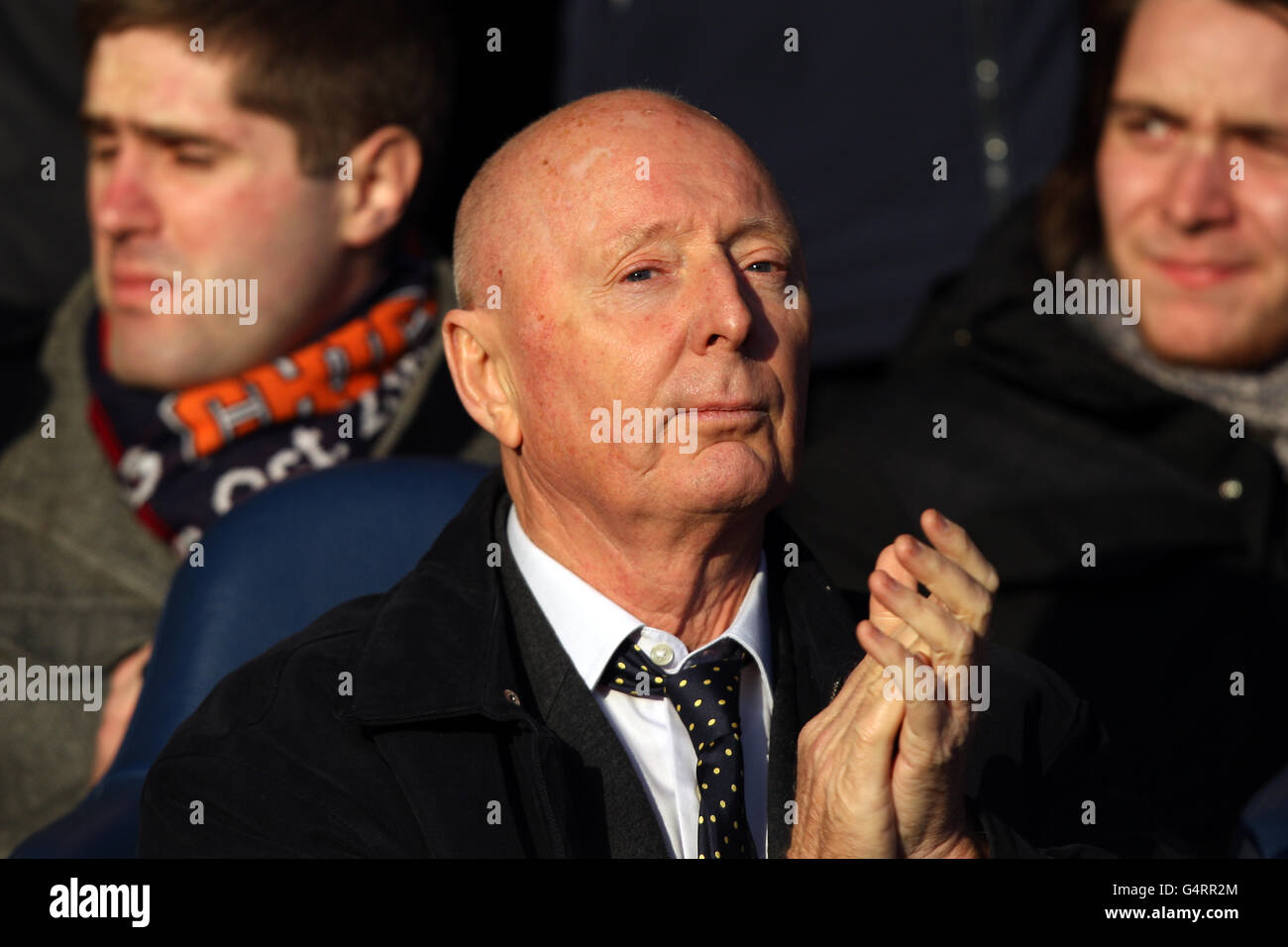 Birmingham city fan jasper carrott in stands hi-res stock photography ...