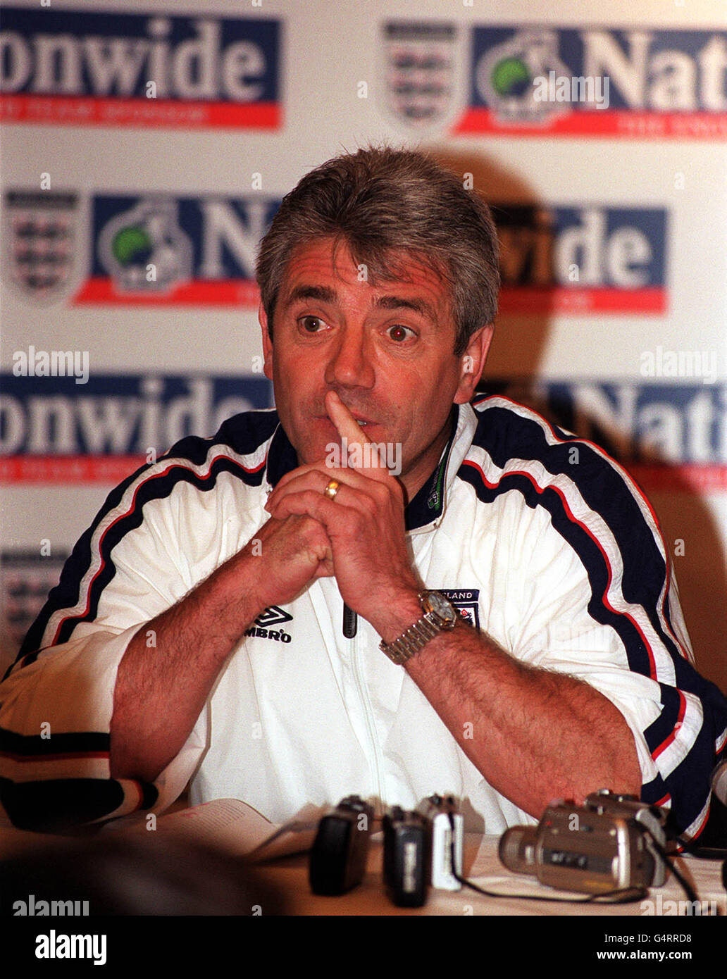England manager Kevin Keegan announces his squad for the forthcoming ...
