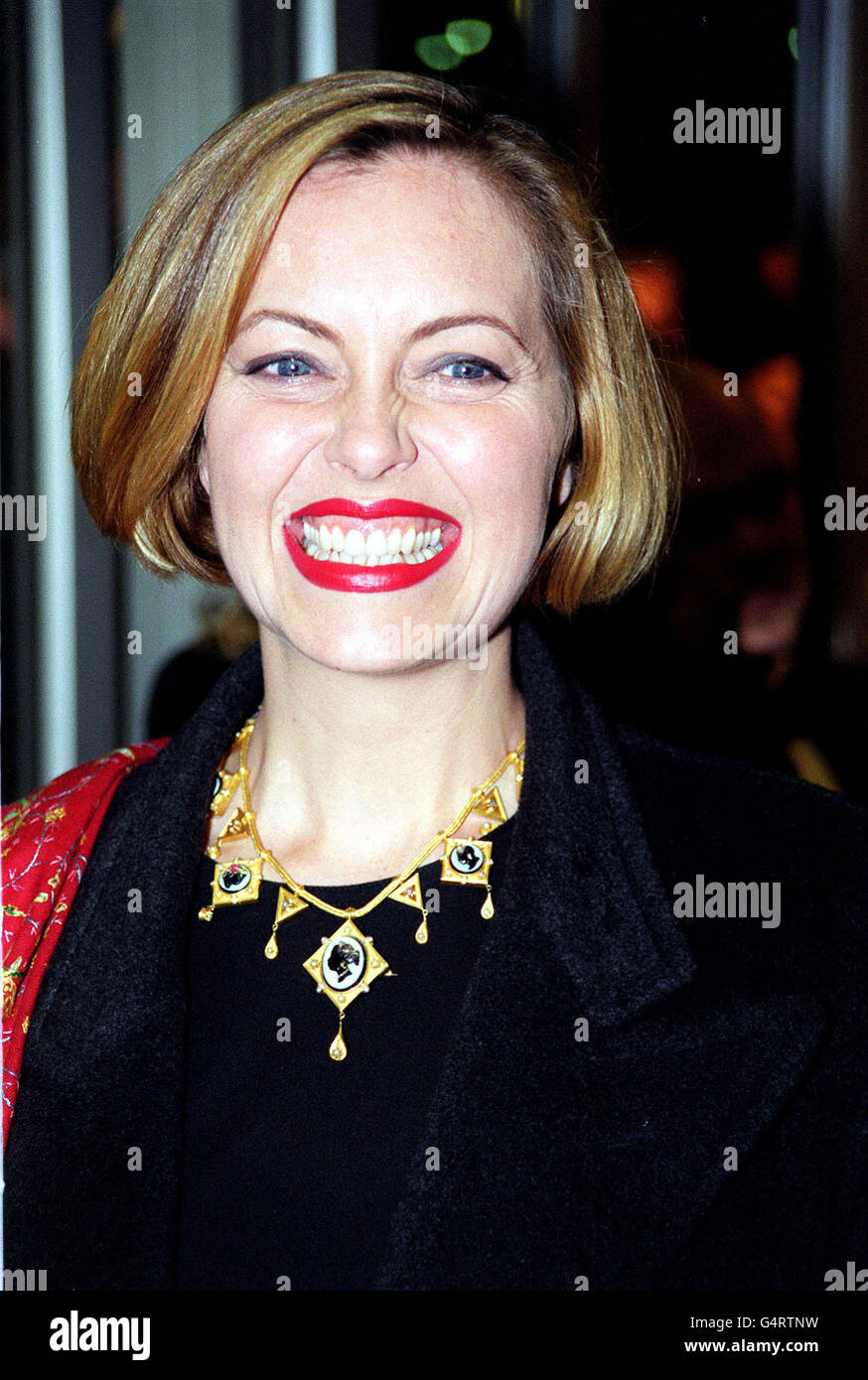 Actress Greta Scacchi At The Odeon Leicester Square Stock Photos ...