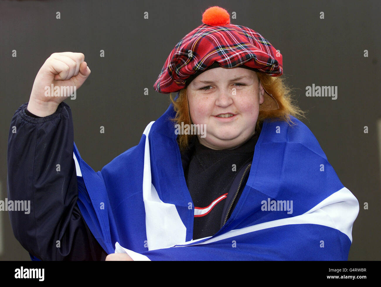 Scotland fan wig hi-res stock photography and images - Alamy