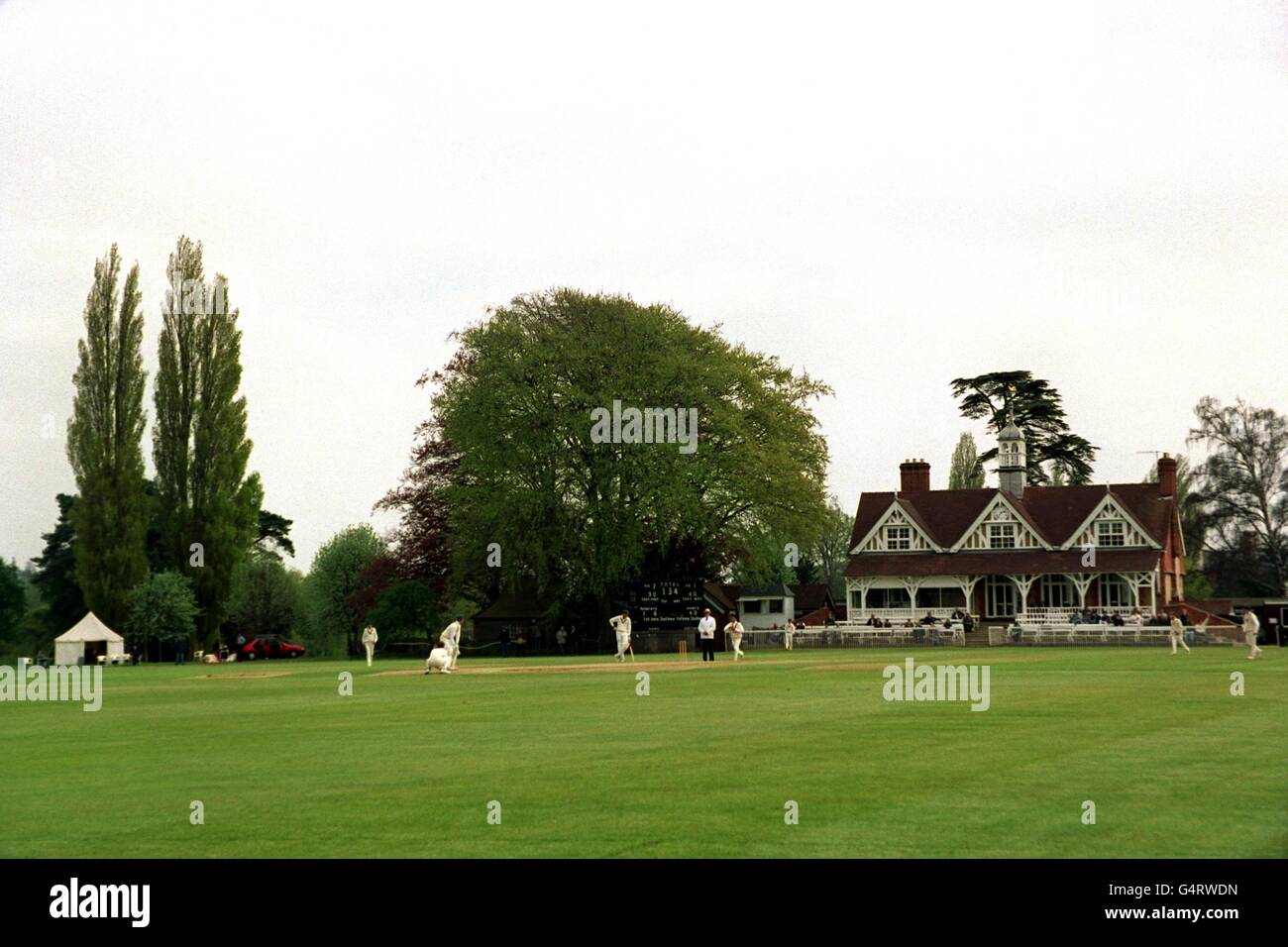 CRICKET GROUNDS. THE PARKS, OXFORD UNIVERSITY CRICKET GROUND Stock ...