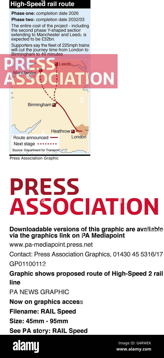 High speed 2 rail hi-res stock photography and images - Alamy