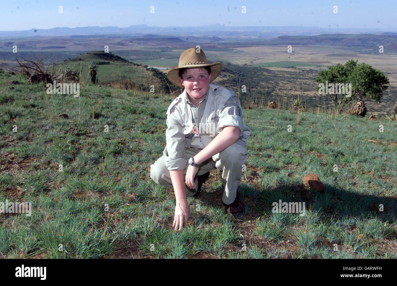 Alexander Perkins, great grandson of Sir Winston Churchill at Spionkop ...