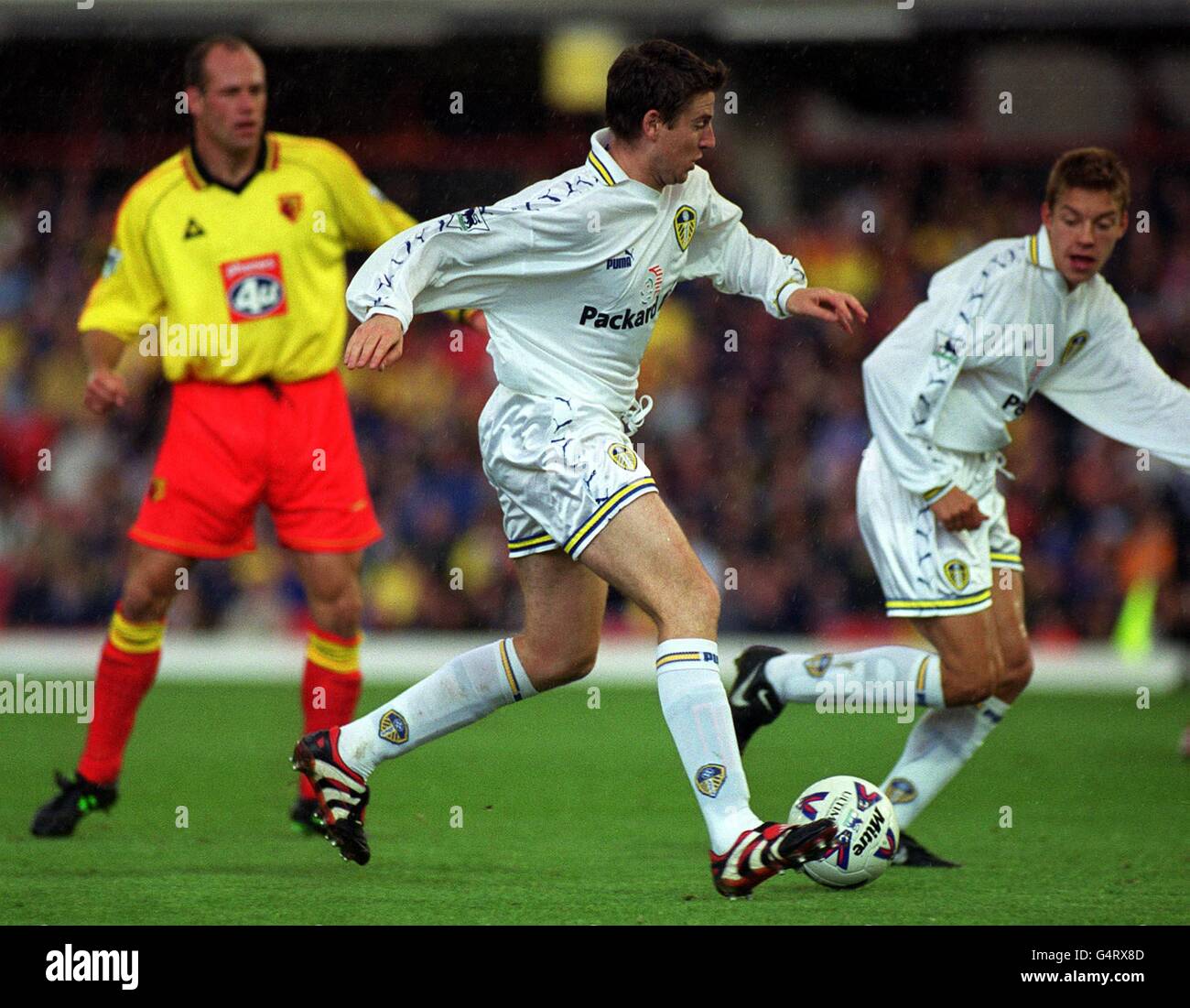 Leeds United's Michael Bridges in action during their FA Premiership ...