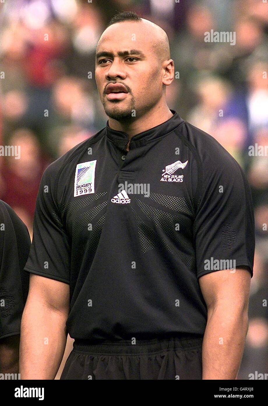 All Blacks Lomu Stock Photo - Alamy